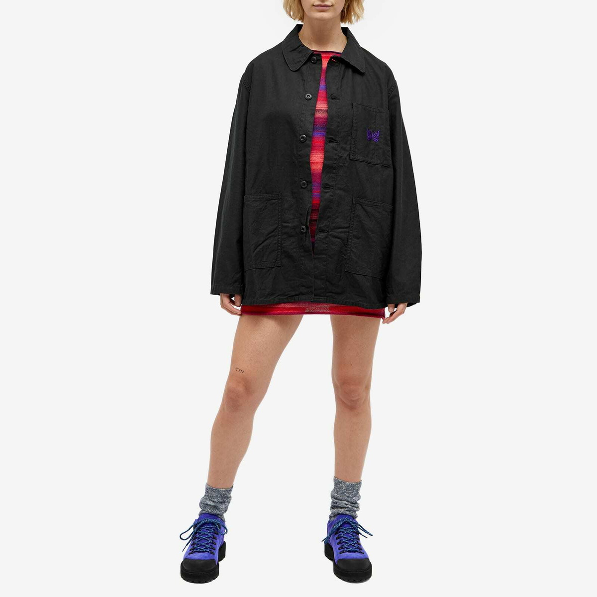 Needles Women's Coverall Jacket in Black Needles