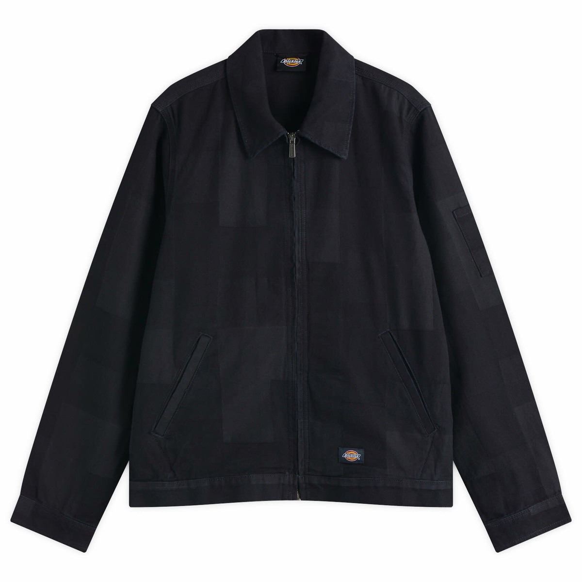 Dickies Men's Jacquard Eisenhower Jacket in Rinsed Dickies Construct