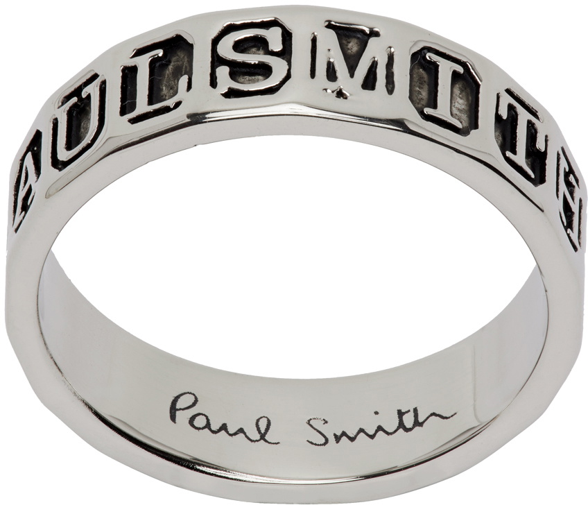 Paul Smith Silver Stamp Ring Paul Smith