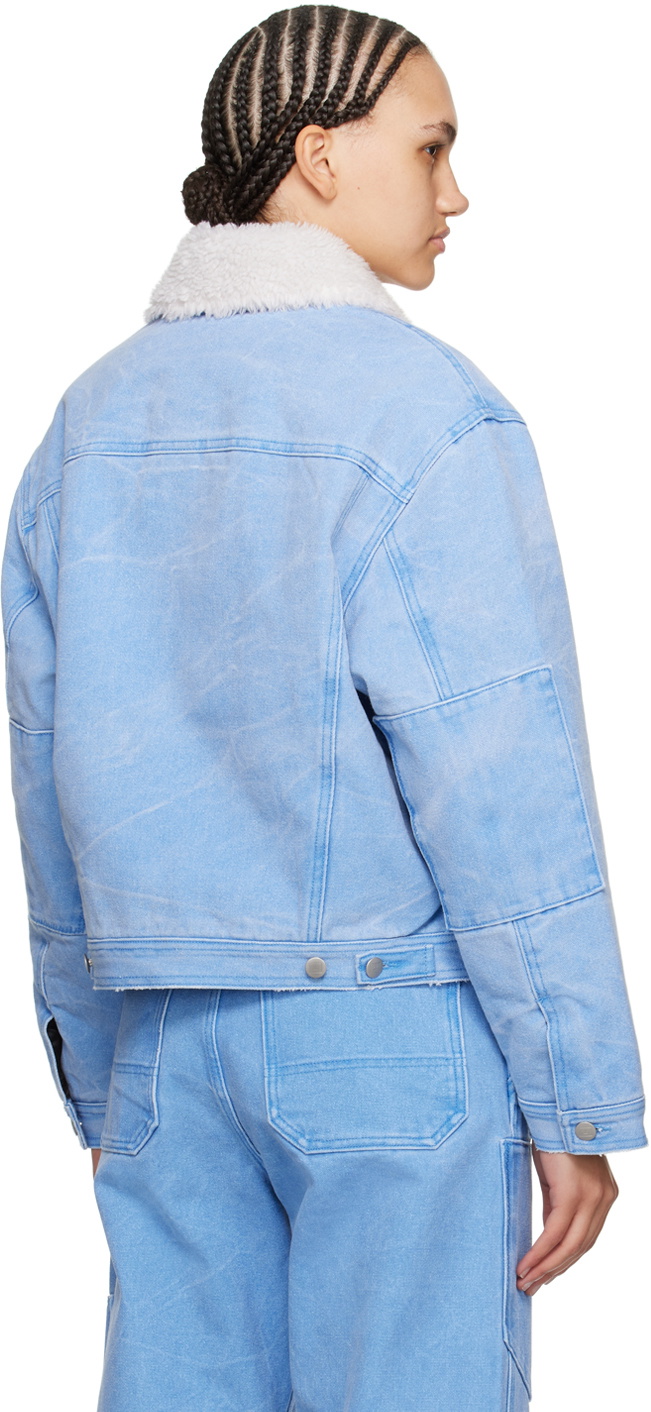 Acne Studios Blue Padded Jacket Acne Studios