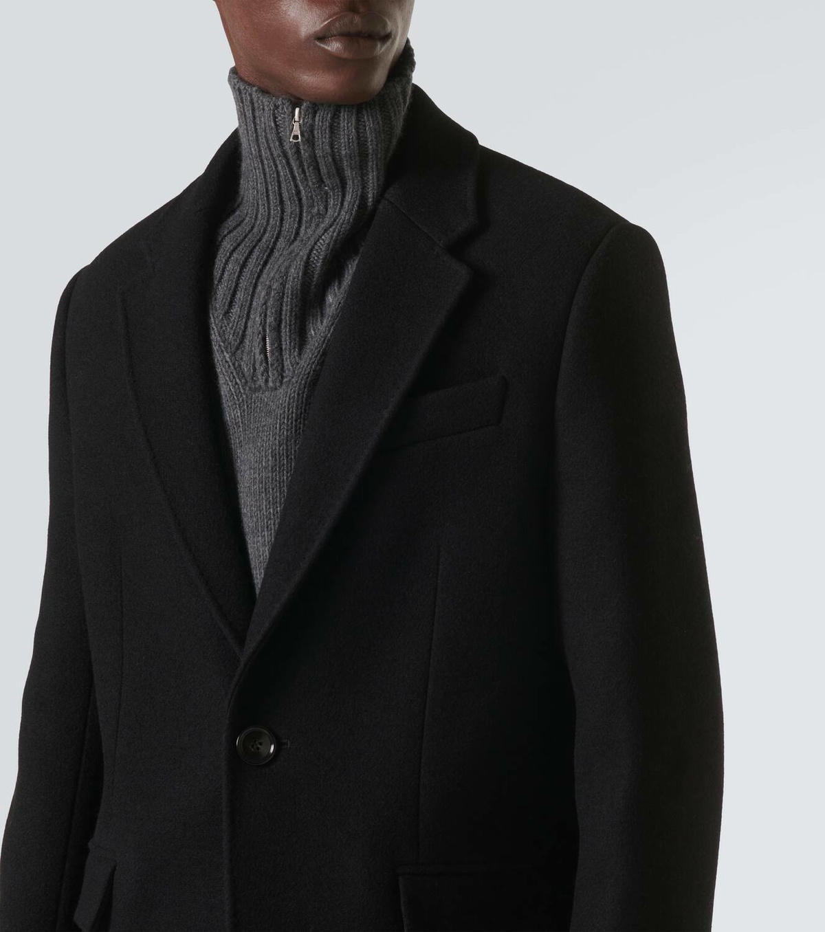 Ami Paris Single-breasted wool coat AMI