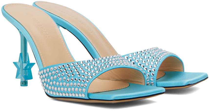 MACH & MACH Blue Star Mules MACH & MACH