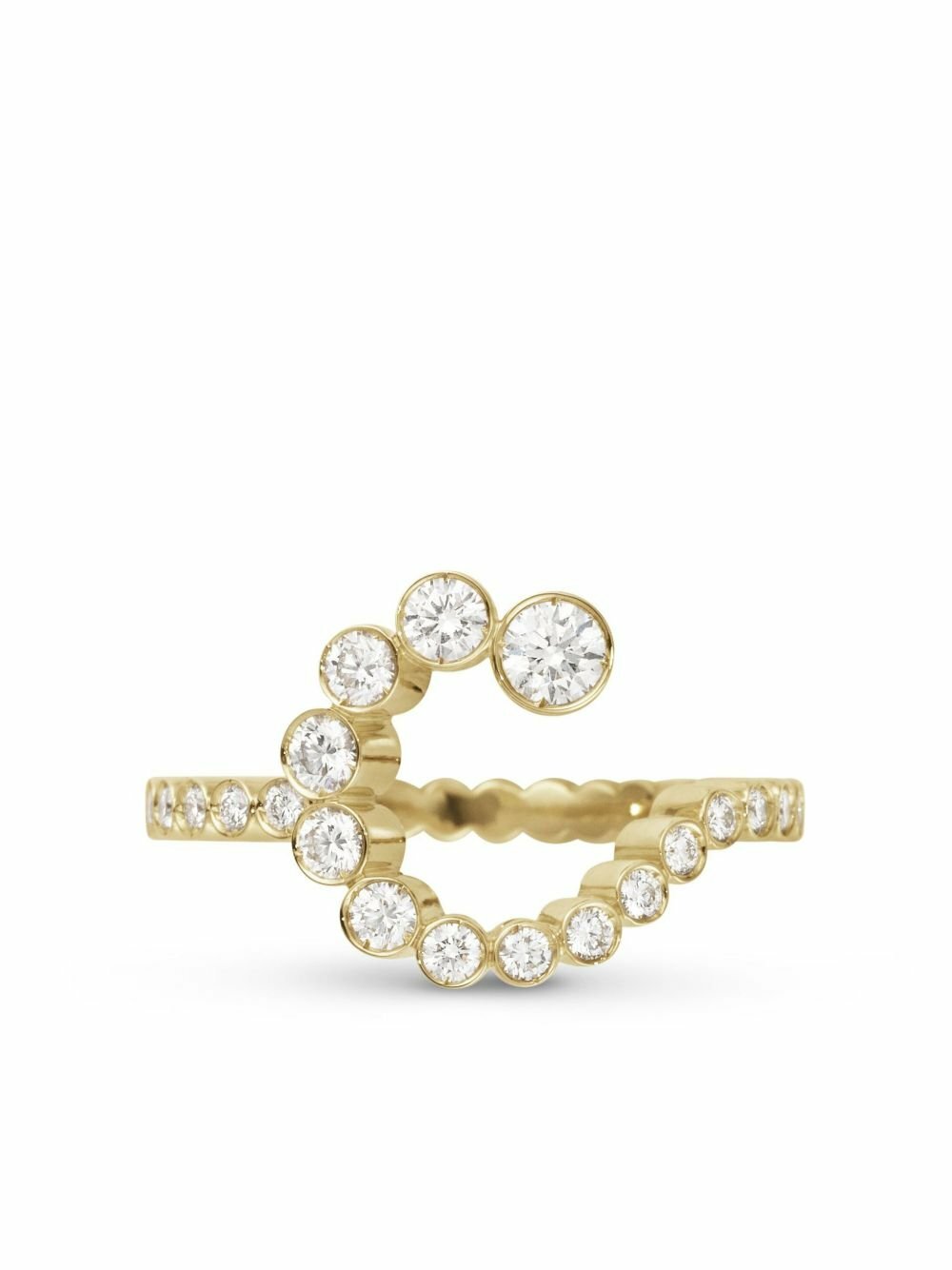 Sophie Bille Brahe 18K Yellow Gold Ensemble C Diamond Ring Sophie Bille ...
