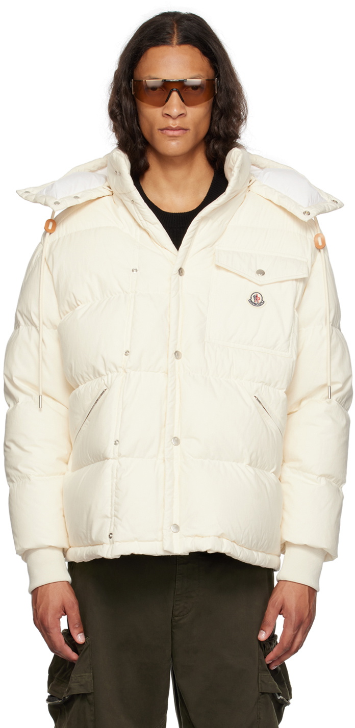 Moncler White Karakorum Down Jacket Moncler
