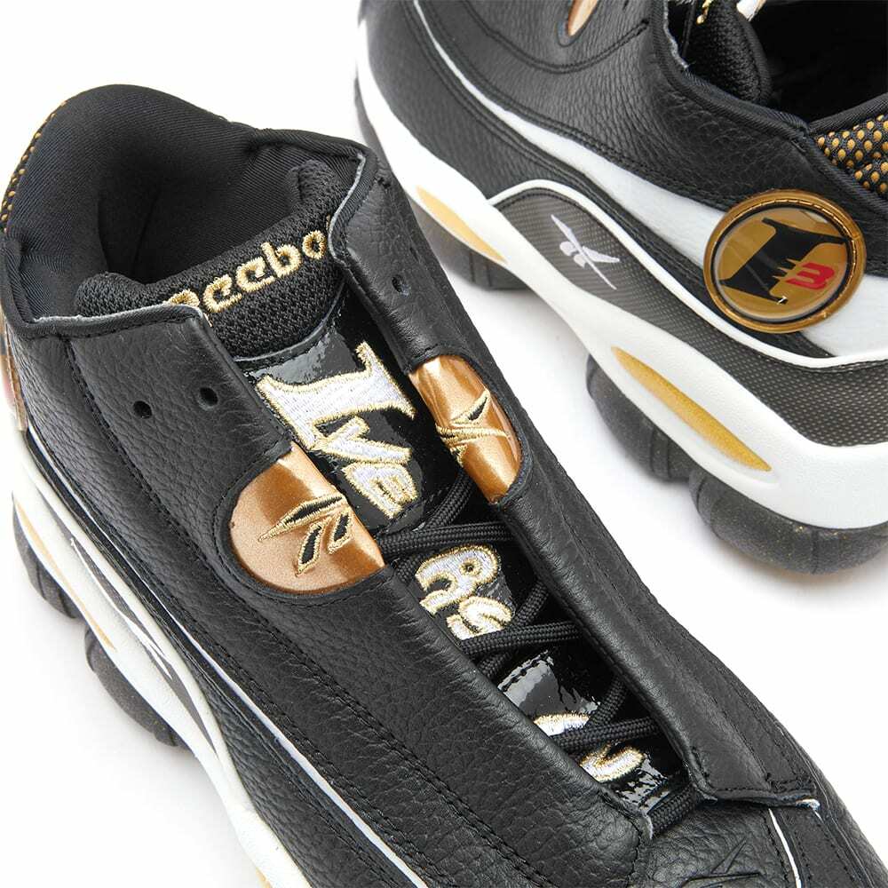 Reebok Men's The Answer DMX Sneakers in Core Black/White/Brass Reebok