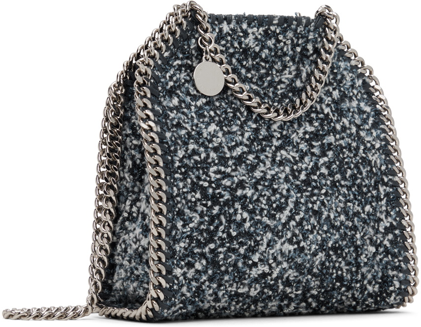 Stella McCartney Blue Falabella Tiny Bouclé Bag Stella McCartney