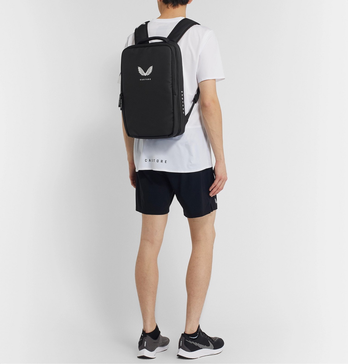 CASTORE - Dayton Printed Shell Backpack - Black CASTORE