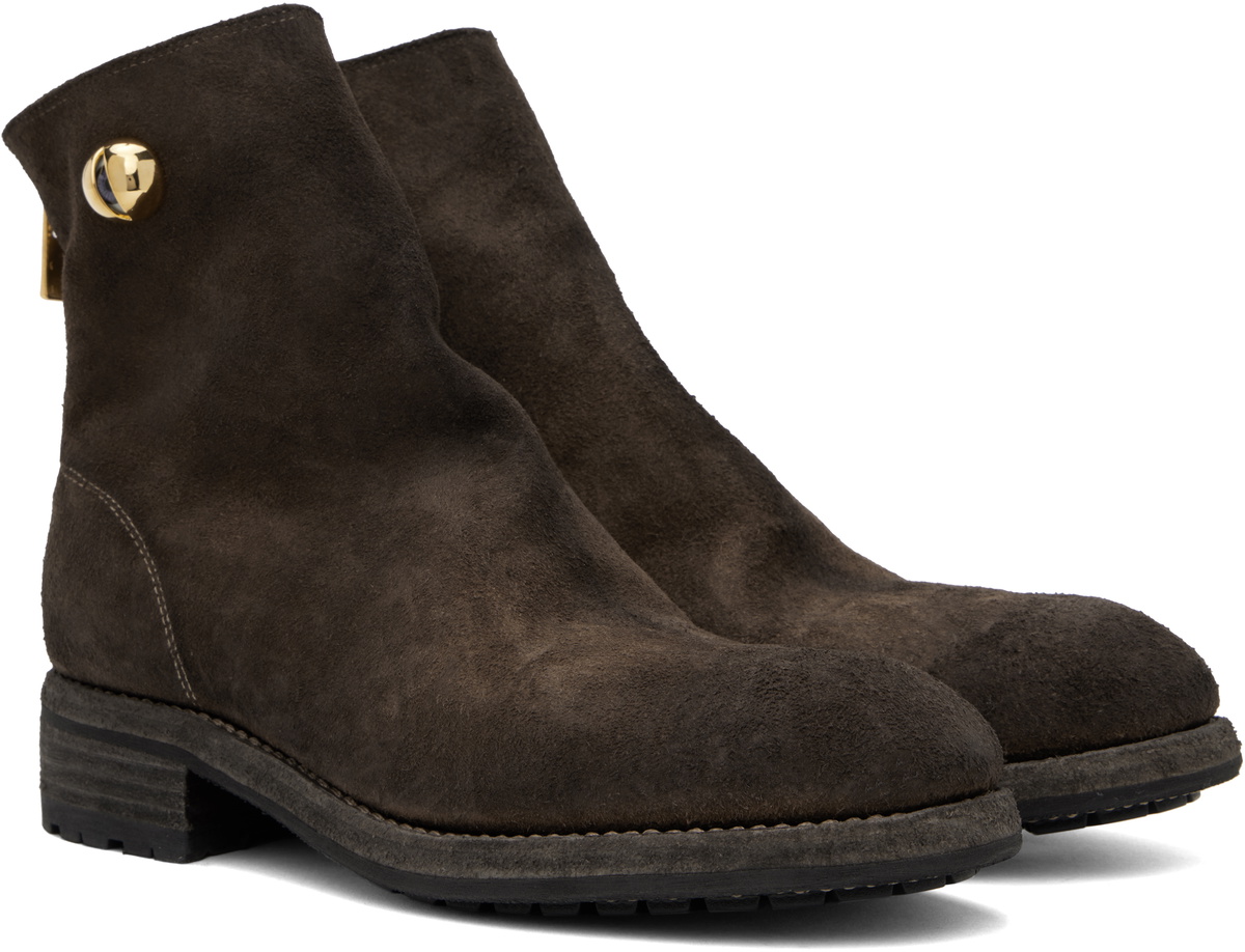 UNDERCOVER Brown Guidi Edition UC1D4F01-1 Boots Undercover