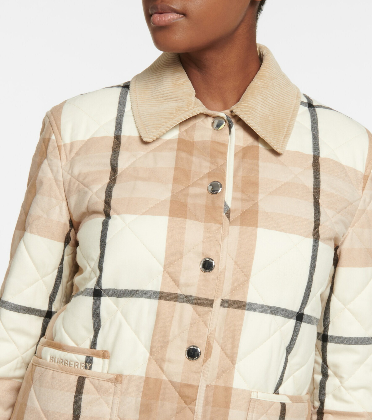 Burberry - Quilted checked wool jacket Burberry