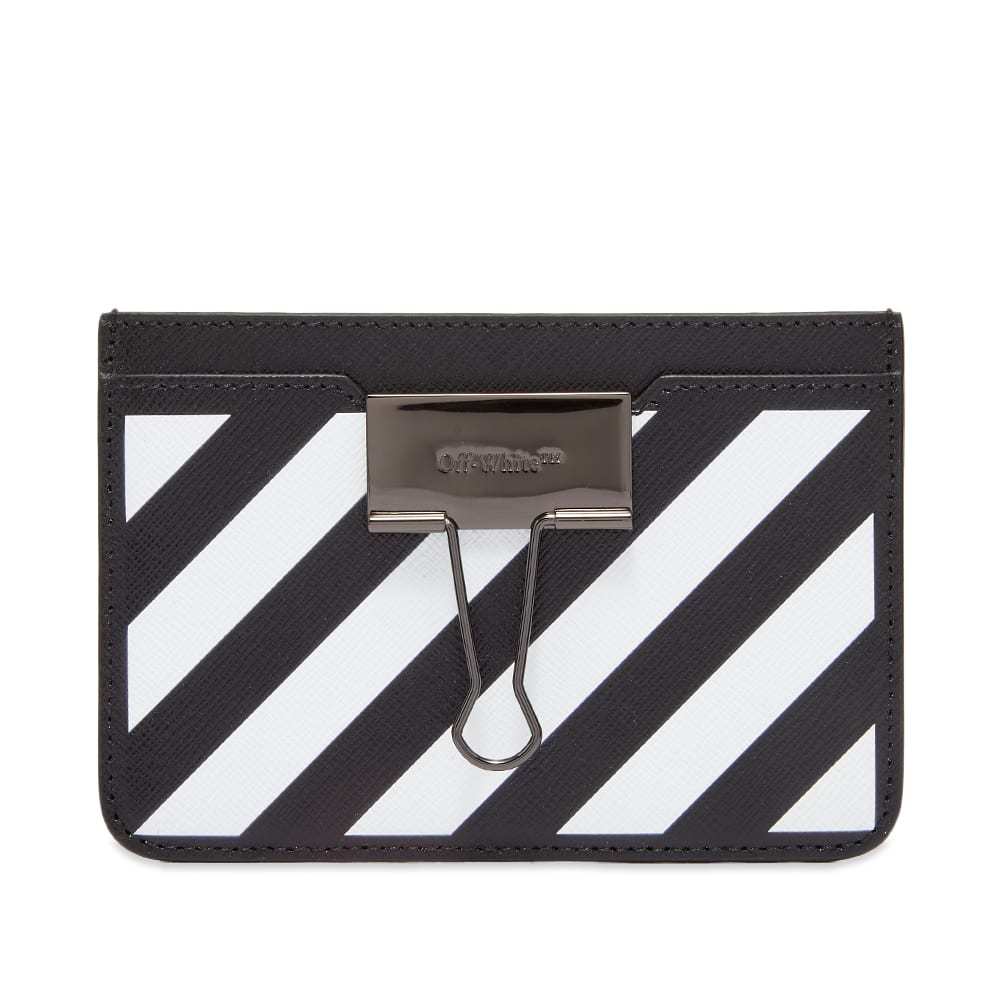 Off-White Binder Simple Card Case Off-White