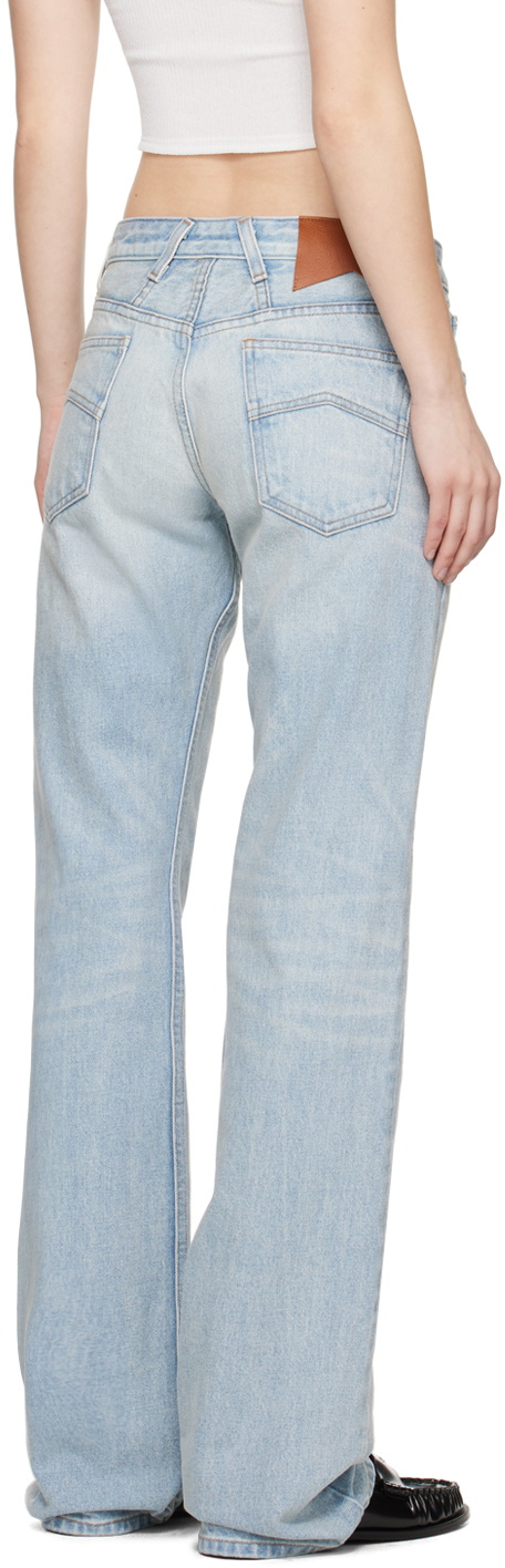 Rhude SSENSE Exclusive Blue Jeans Rhude
