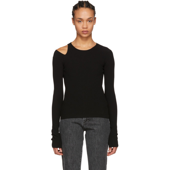 Helmut Lang Black Slash Sweater Helmut Lang