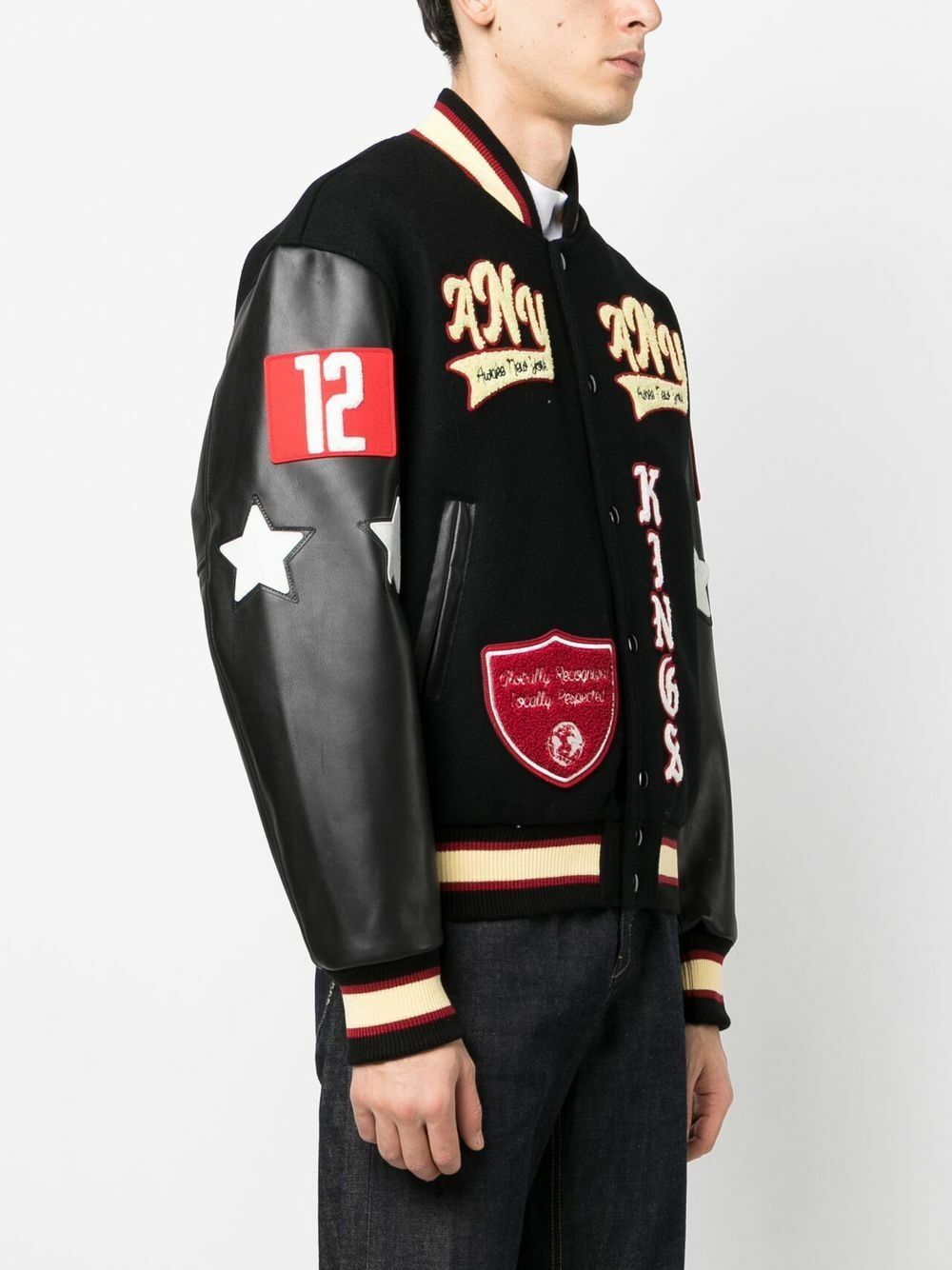 AWAKE NY - Corazon Varsity Leather Jacket Awake NY