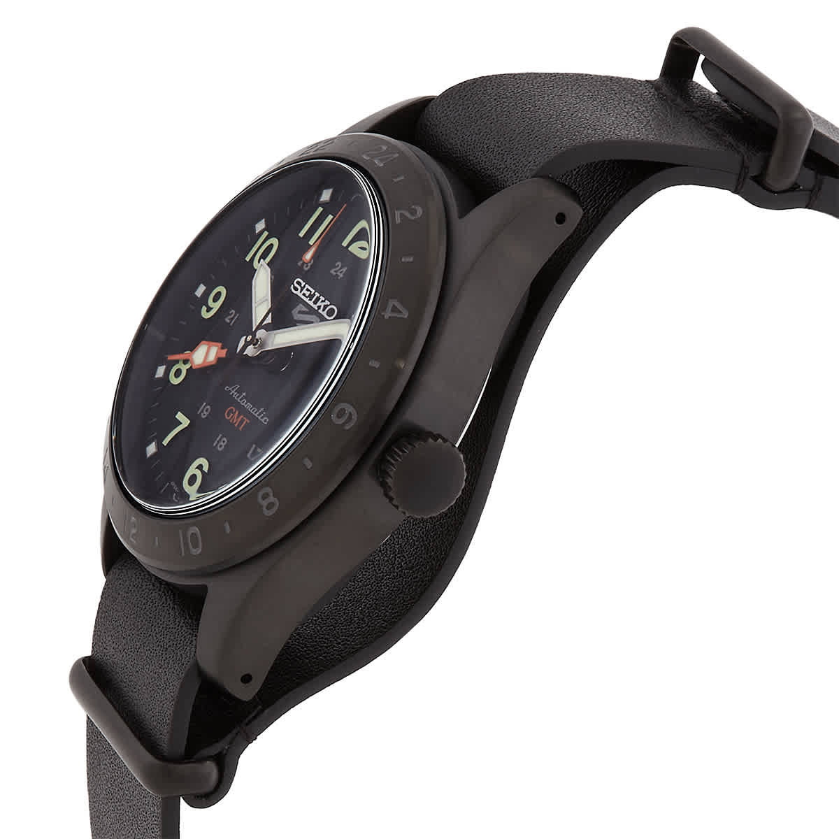 Seiko 5 Sports Automatic Black Dial Mens Watch SSK025K1 Seiko