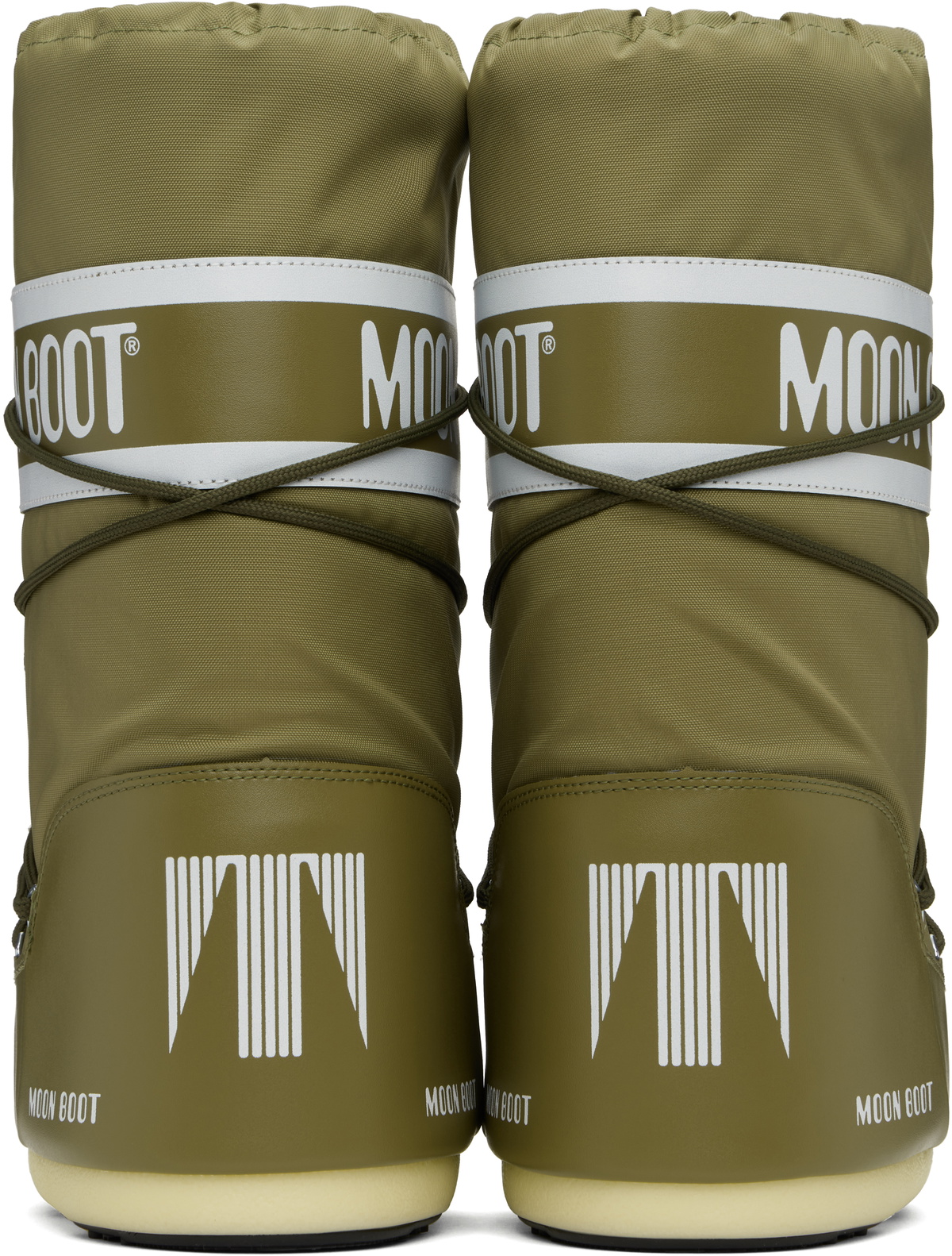 Moon Boot Khaki Icon Nylon Boots Moon Boot