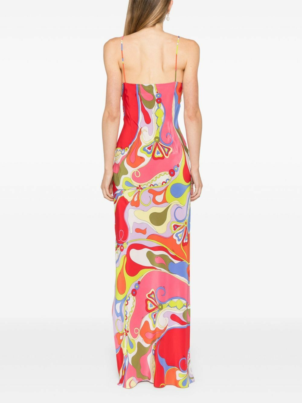 PUCCI Orchidee-Print Maxi Dress Emilio Pucci
