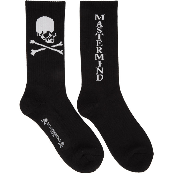 mastermind WORLD Black Version C Logo Socks MASTERMIND WORLD