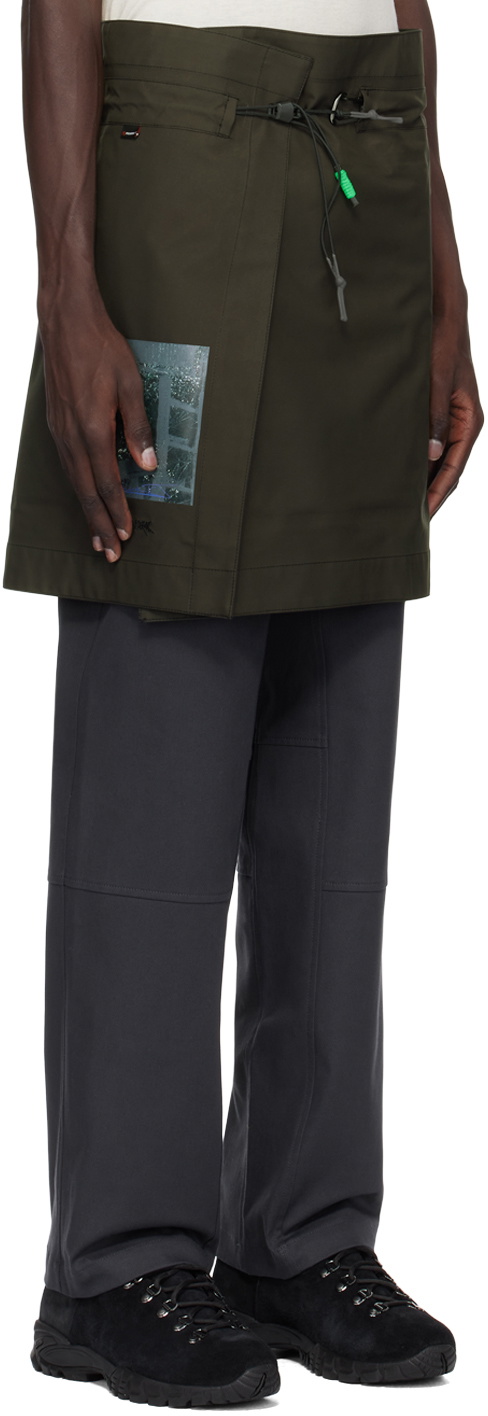 GR10K SSENSE Exclusive Gray Patches Skirt GR10K