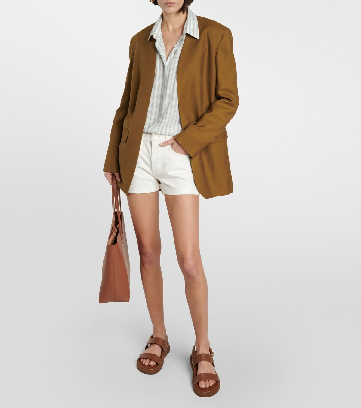 Frame - Le Grand Garcon Short denim shorts Frame Denim