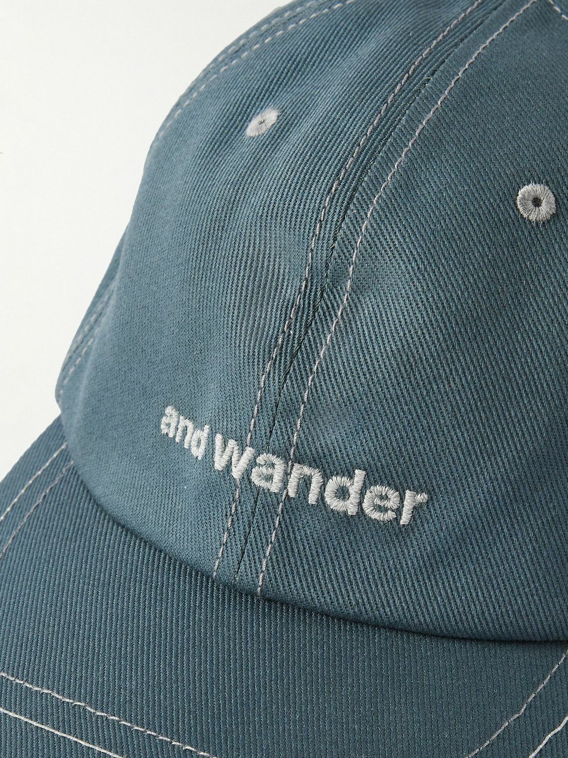 And Wander - Logo-Embroidered Cotton-Twill Baseball Cap and Wander