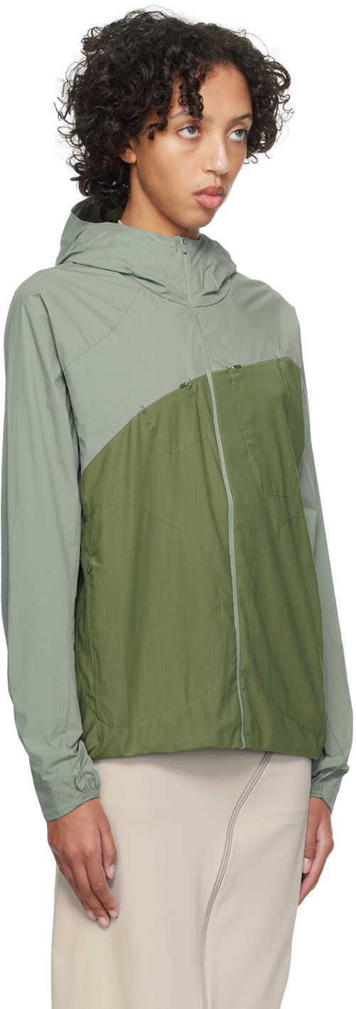 POST ARCHIVE FACTION (PAF) Green Paneled Jacket Post Archive Faction