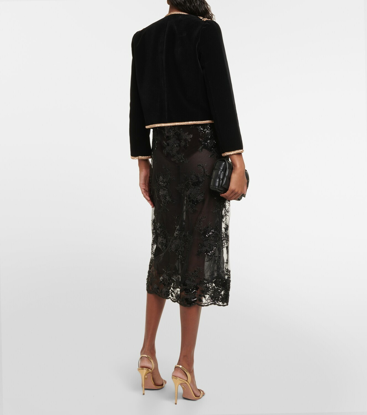 Dodo Bar Or Marcy embroidered velvet jacket Dodo Bar Or