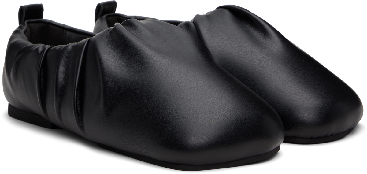 YUME YUME Black Wrinkle Ballerina Flats Yume Yume