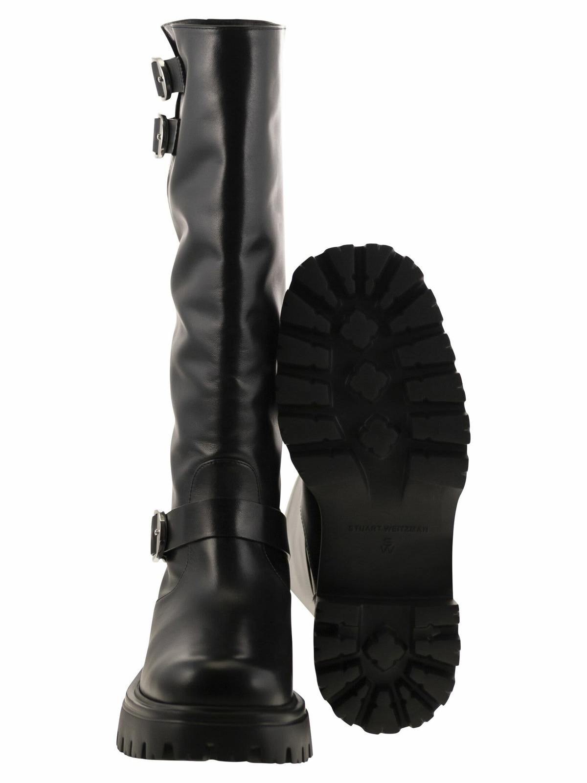Stuart Weitzman Emerson Moto - Leather Boot Stuart Weitzman