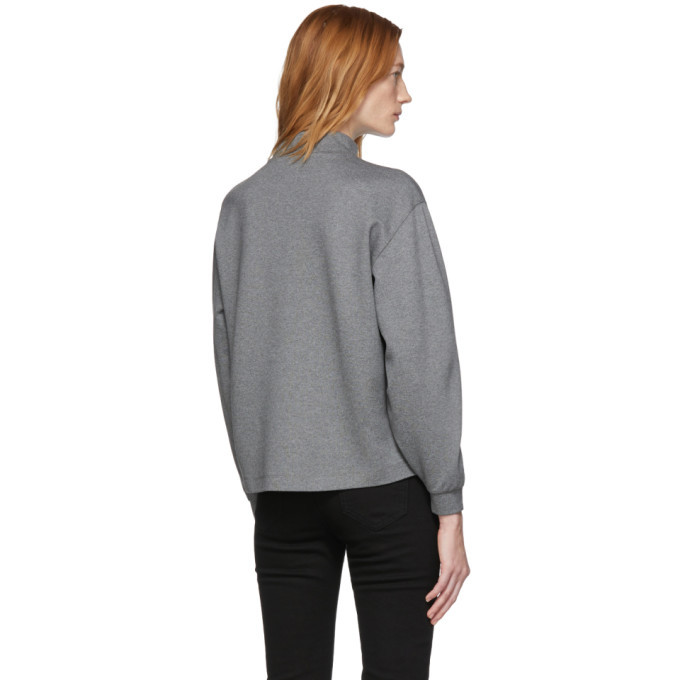 Victoria Victoria Beckham Grey Raised Logo Top Victoria Victoria Beckham