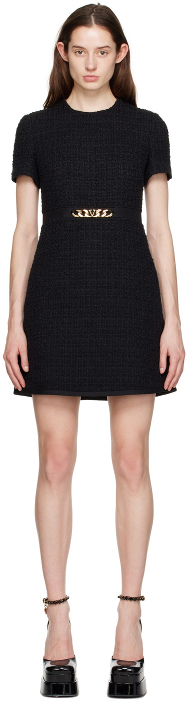 Valentino Black Chain Minidress Valentino