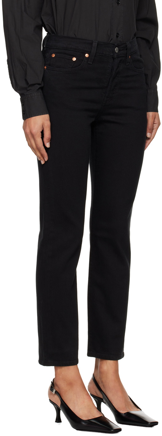 Levi's Black Wedgie Straight Fit Jeans Levi's Red