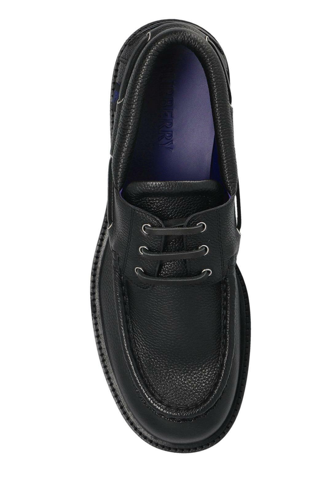 Burberry Raft Lace-up Boat Shoes Burberry