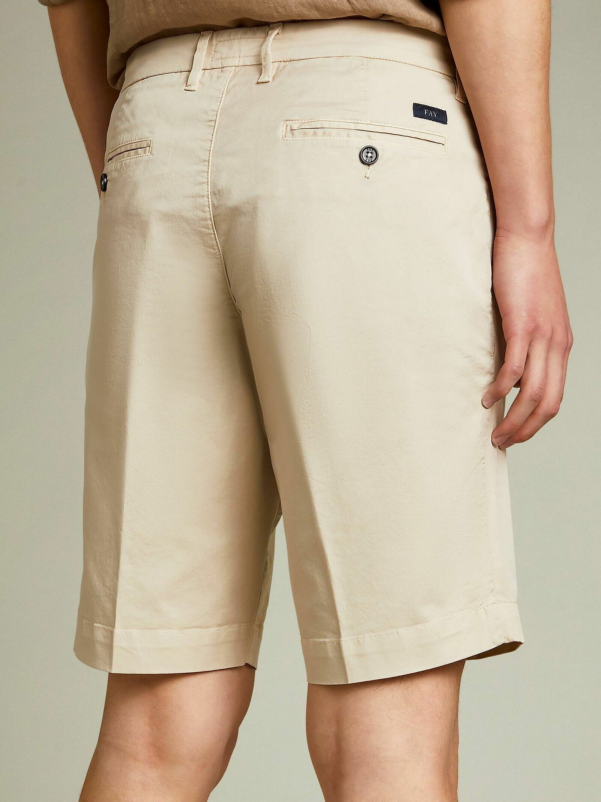 Fay Stretch-cotton Bermuda Shorts Fay