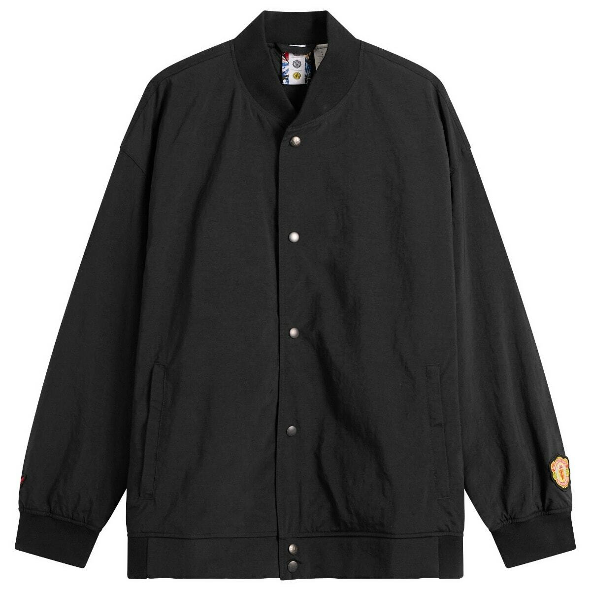 Adidas Men's x Stone Roses Manchester United Jacket in Black adidas