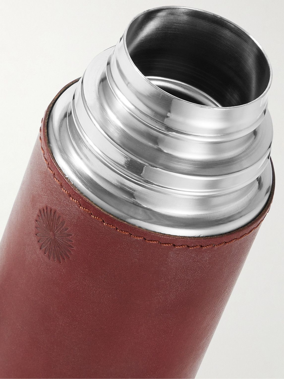 Purdey - Leather and Steel Flask Purdey