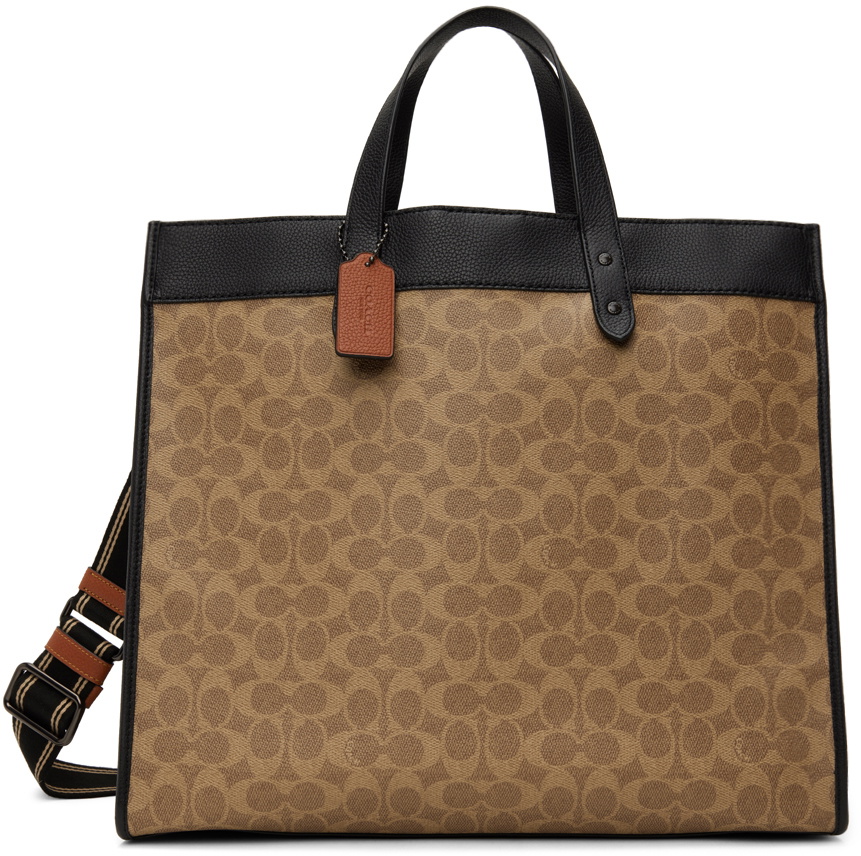 Coach 1941 Tan Field 40 Tote Coach 1941