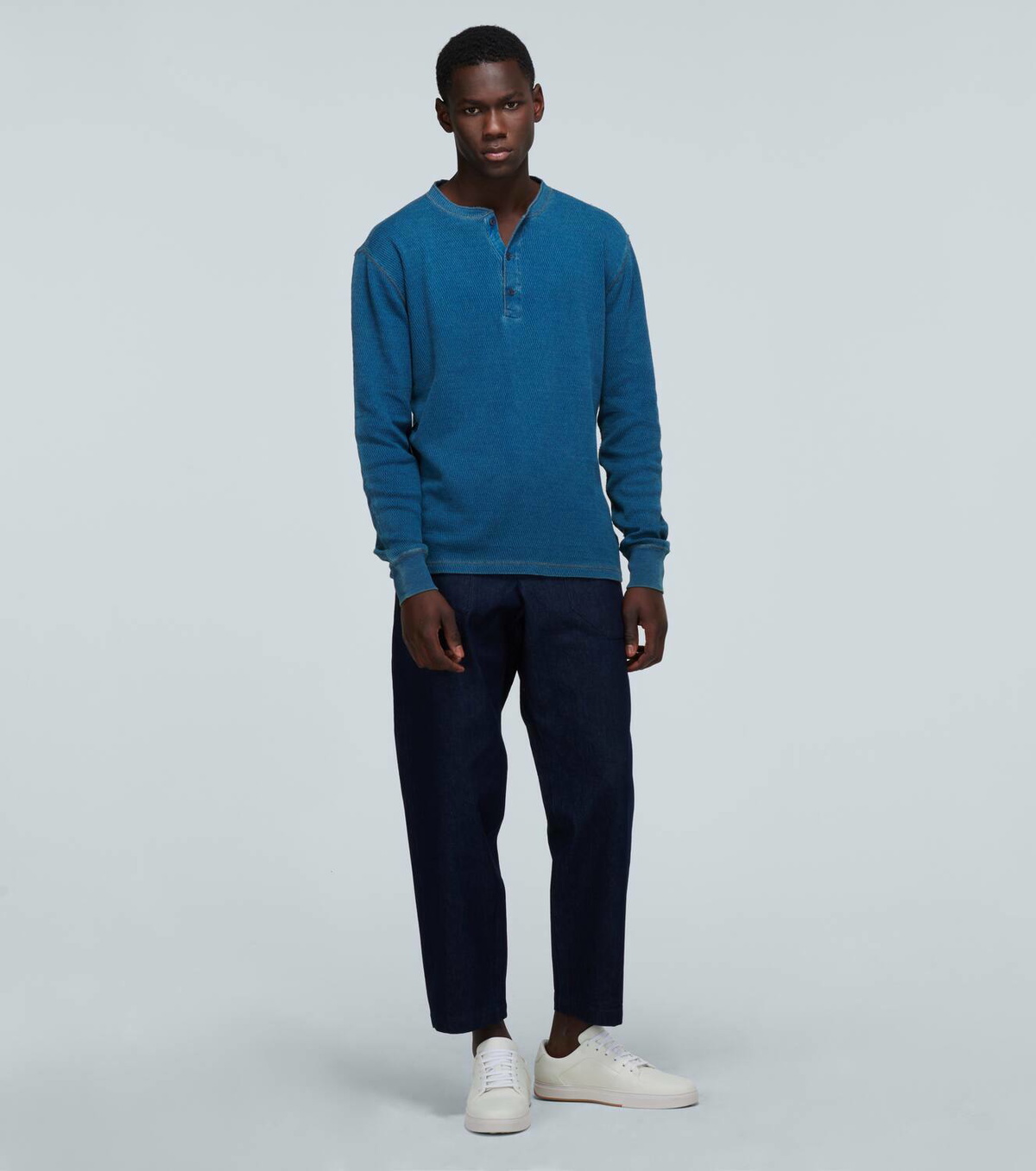 RRL Waffle knit Henley T-shirt RRL