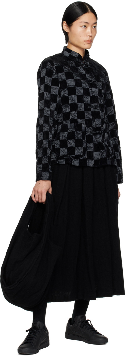 Black Comme des Garçons Black Check Jacket Comme des Garcons Black