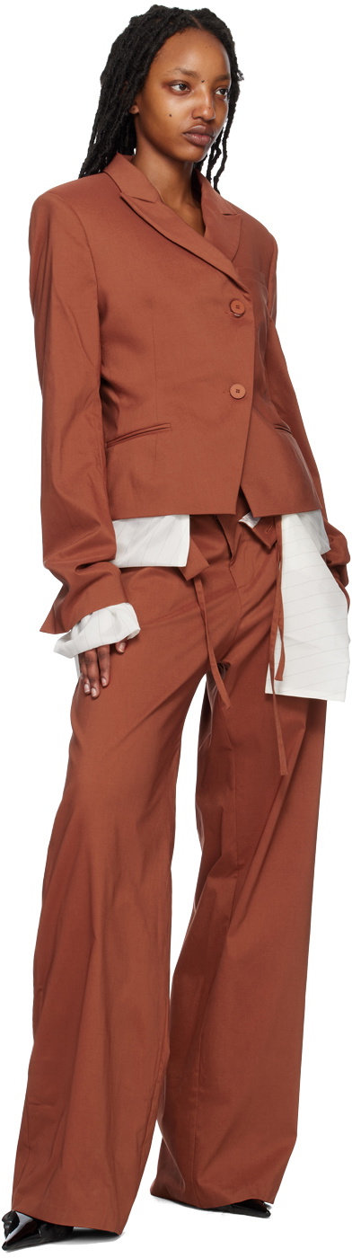 Ottolinger Orange Fitted Reversible Blazer Ottolinger