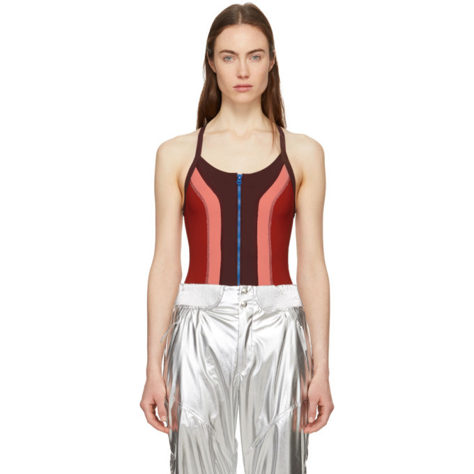 Isabel Marant Burgundy Toan Zippered Swimsuit Isabel Marant