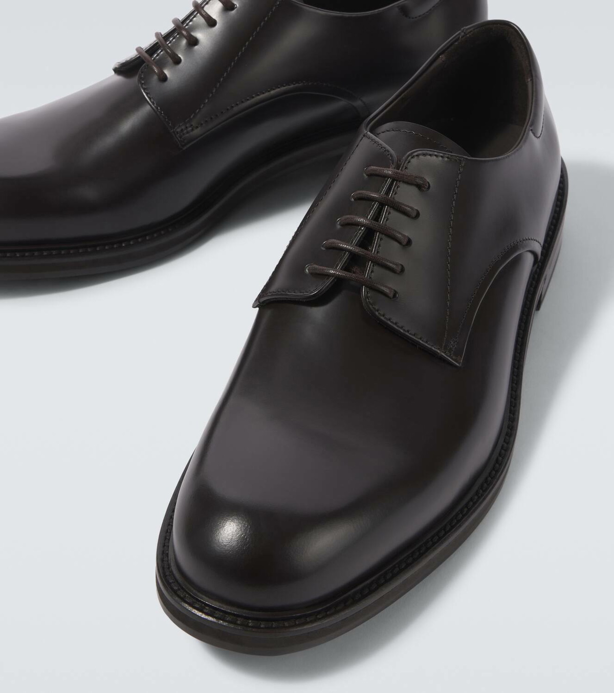 Canali Leather Derby shoes Canali