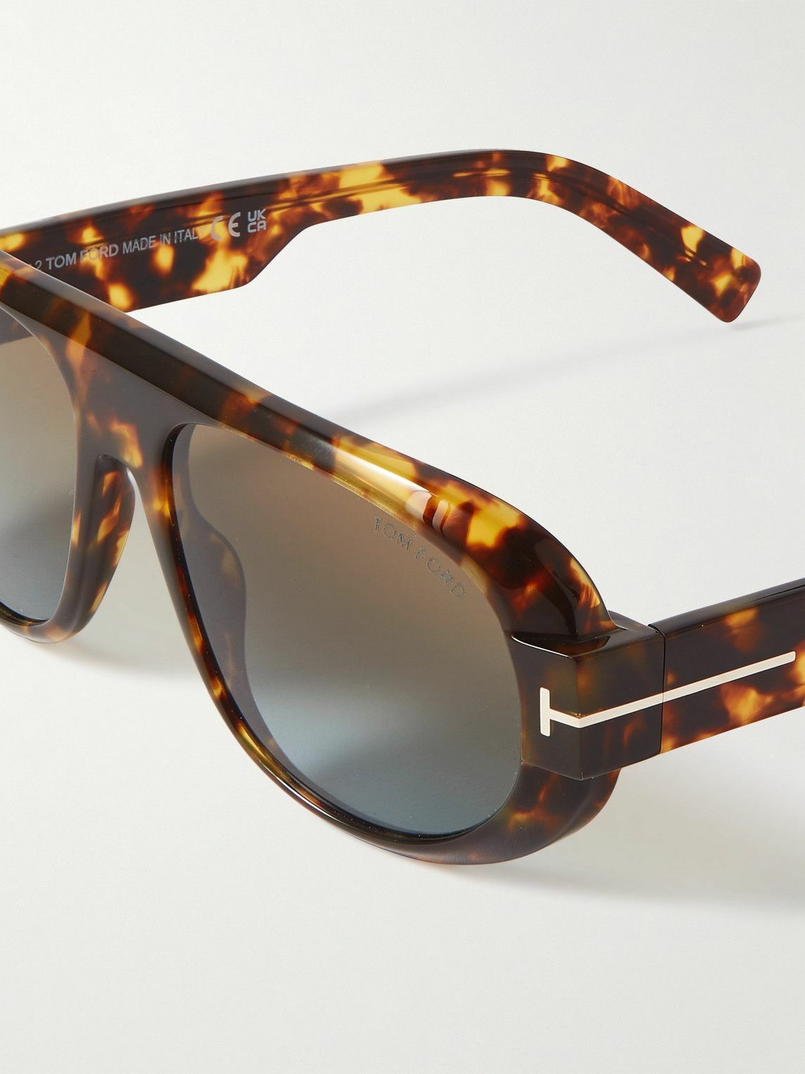TOM FORD - Blake-02 Aviator-Style Tortoiseshell Acetate Sunglasses TOM FORD