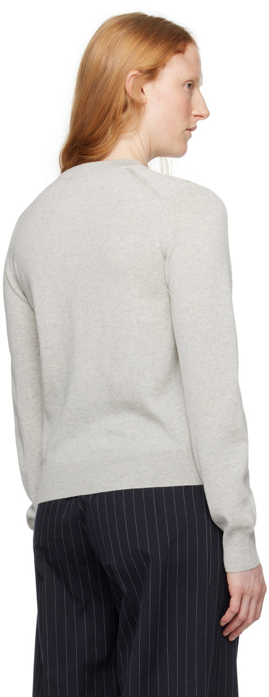 Maison Kitsuné Gray Bold Fox Head Sweater Maison Kitsune
