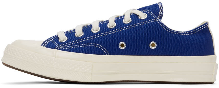 COMME des GARÇONS PLAY Blue Converse Edition Half Heart Chuck 70 ...