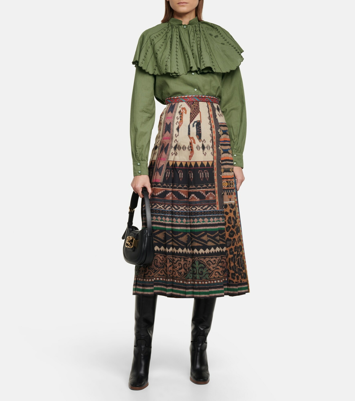 Etro - Embroidered cotton blouse Etro