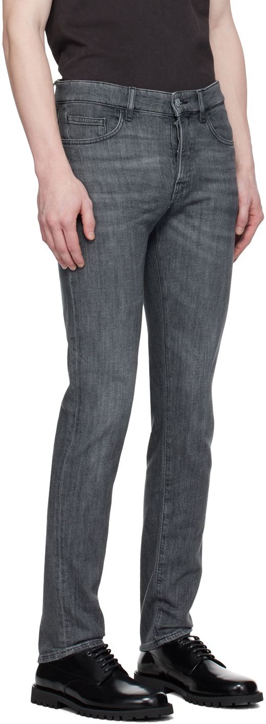 BOSS Gray Slim-Fit Jeans BOSS