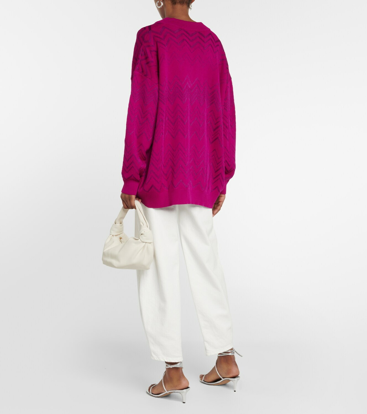 Missoni Zig-zag oversized wool-blend sweater Missoni