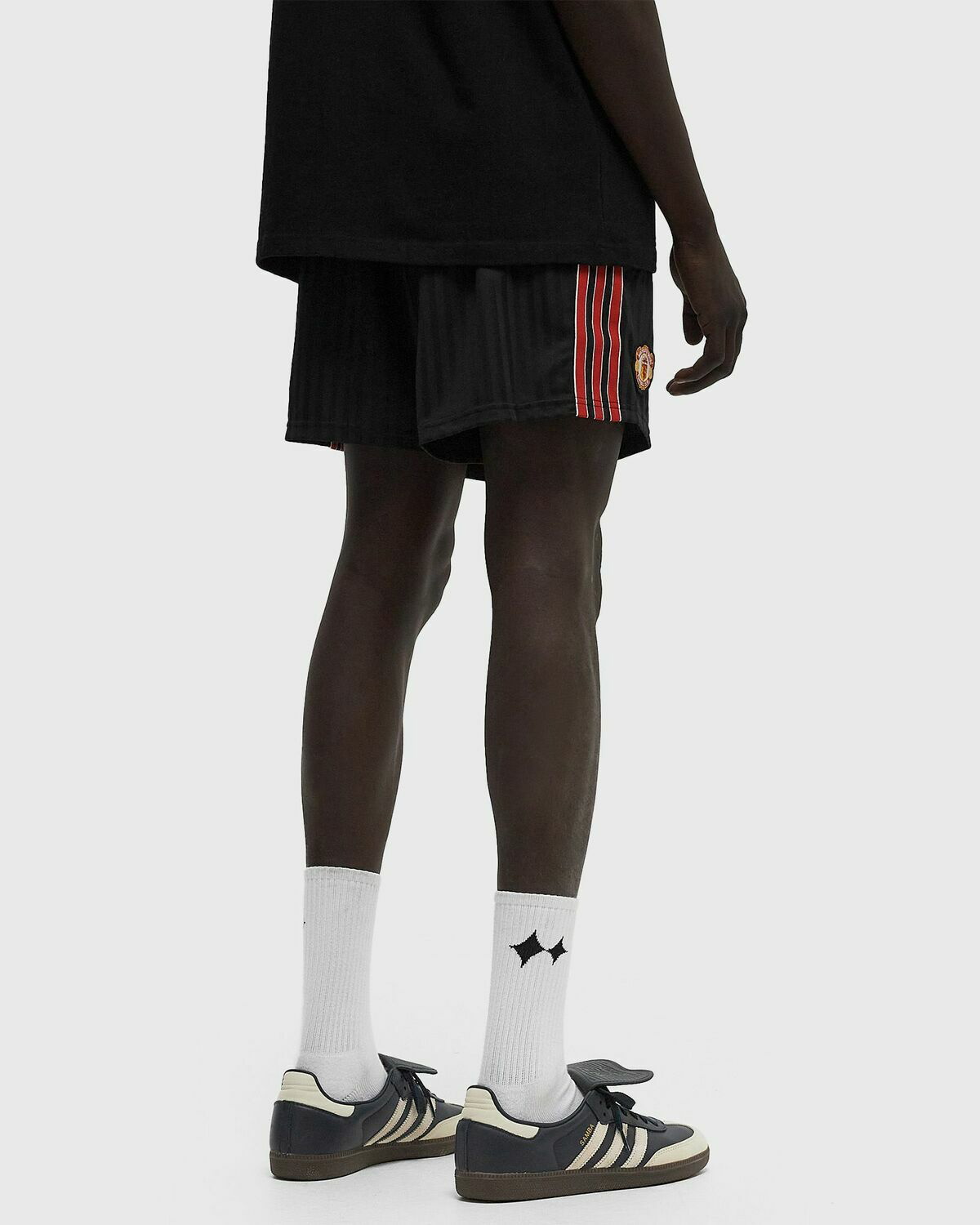 Adidas MANCHESTER UNITED ICON SHORT Black Mens Sport & Team Short adidas