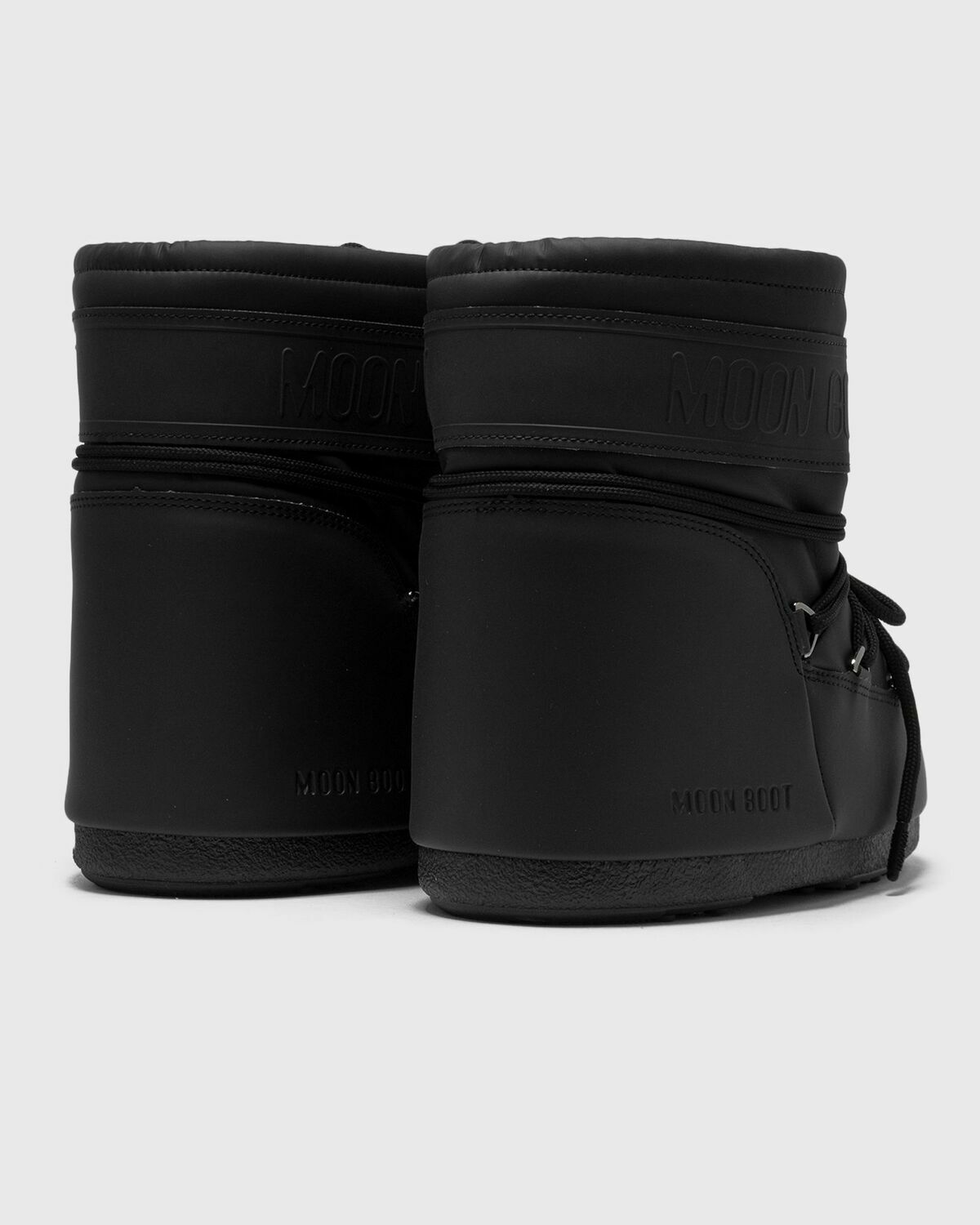 Moon Boot Mb Icon Low Rubber Black Boots Moon Boot