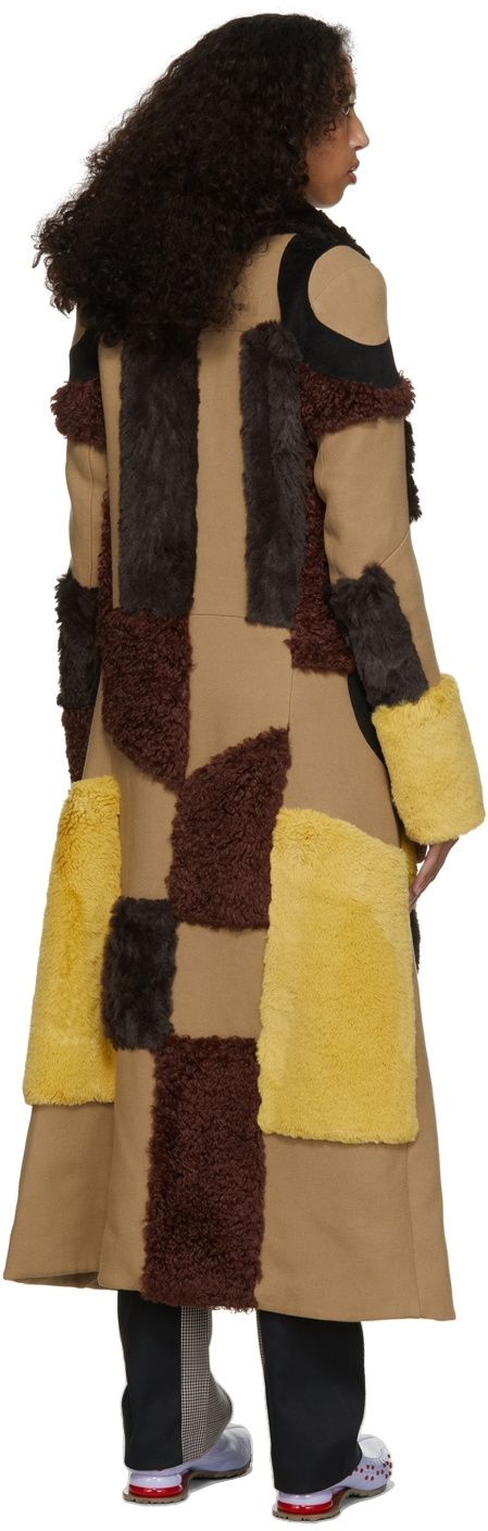 Kiko Kostadinov Multicolor Marr Patchwork Coat Kiko Kostadinov